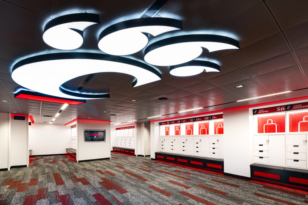 UC Cincinnati Locker Room – Bentley Mills